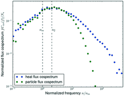 On the application of spectral corrections to particle flux ...