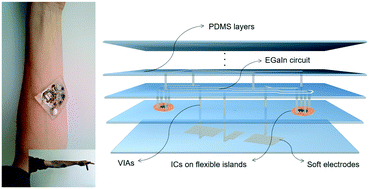 Reliable interfaces for EGaIn multi-layer stretchable circuits and ...