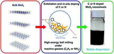 In situ doping and synthesis of two-dimensional nanomaterials using ...