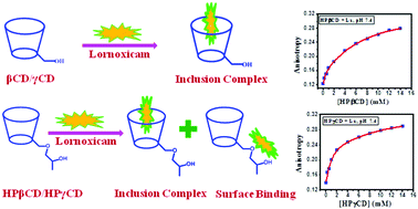 Fluorescence, FTIR and 1H NMR studies of the inclusion complexes of the ...