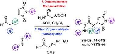 Combining organocatalysis with photoorganocatalysis: photocatalytic ...