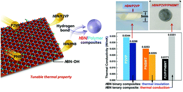 Fabrication of boron nitride nanosheet/polymer composites with tunable ...