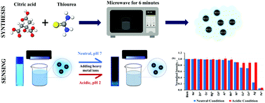 A facile synthesis of label-free carbon dots with unique selectivity ...