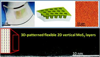Three dimensionally-ordered 2D MoS2 vertical layers integrated on ...