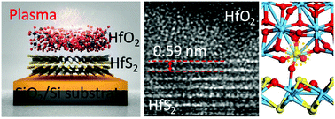 HfO2/HfS2 hybrid heterostructure fabricated via controllable chemical ...