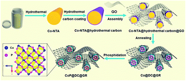 A multidimensional and hierarchical carbon-confined cobalt phosphide nanocomposite as an ...