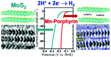 Two dimensional MoS2 meets porphyrins via intercalation to enhance the ...
