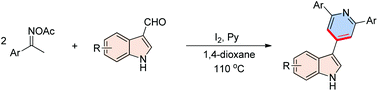 I2-Triggered N–O cleavage of ketoxime acetates for the synthesis of 3 ...