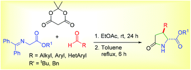 Multicomponent synthesis of pyroglutamic acid derivatives via ...