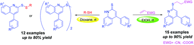 The solvent-controlled chemoselective construction of C–S/S–S bonds via ...