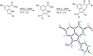 Vilsmeier–Haack reaction of 7-acetyl-2-arylindoles: a convenient method ...