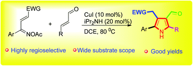 Copper/amine-catalyzed formal regioselective [3 + 2] cycloaddition of ...