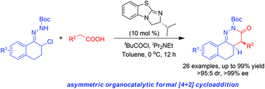An isothiourea-catalyzed asymmetric formal [4 + 2] cycloaddition of in ...