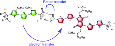 Amidinium–carboxylate salt bridge mediated proton-coupled electron ...