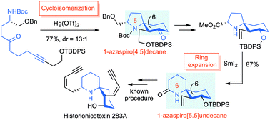 Formal total synthesis of histrionicotoxin alkaloids via Hg(OTf)2 ...
