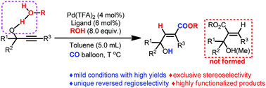 Hydroxy group-enabled highly regio- and stereo-selective ...