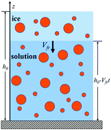 Directional freezing of binary colloidal suspensions: a model for size ...