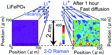Diffusion of Li-deficient phases in large LiFePO4 single crystals ...