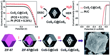 Stepwise synthesis of CoS2–C@CoS2 yolk–shell nanocages with much ...