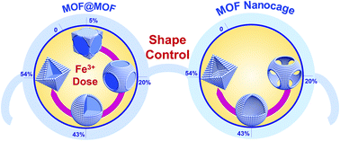 Shape control of core–shell MOF@MOF and derived MOF nanocages via ion ...
