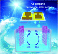 Highly efficient overall water splitting driven by all-inorganic ...