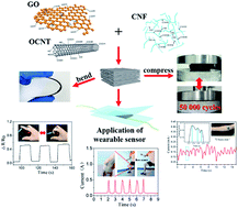 A mechanically strong and sensitive CNT/rGO–CNF carbon aerogel for ...