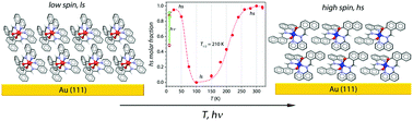 Thermal and light-induced spin transition in a nanometric film of a new ...