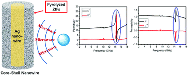 The synthesis of core–shell nanowires with intense dielectric and ...