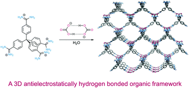 A three dimensional hydrogen bonded organic framework assembled through ...