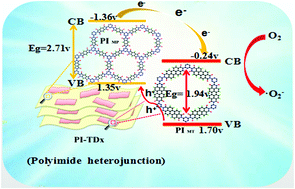 Two-dimensional polyimide heterojunctions for the efficient removal of ...