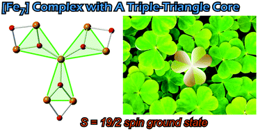 A triple-triangle cluster derived from a simple tridentate ligand ...