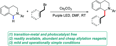 Photocatalyst- and transition-metal-free α-allylation of N-aryl ...