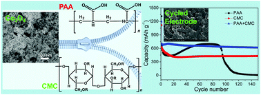 Aqueous binder effects of poly(acrylic acid) and carboxy methylated ...