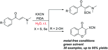 PIDA-mediated α-C–H functionalization of enaminones: the synthesis of ...