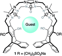 Triptycene walled glycoluril trimer: synthesis and recognition ...