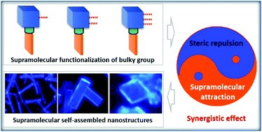 Supramolecular steric hindrance effect on morphologies and ...