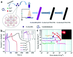 Hierarchical “tube-on-fiber” carbon/mixed-metal selenide nanostructures ...