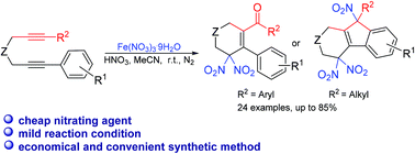 Synthesis of cyclic gem-dinitro compounds via radical nitration of 1,6 ...