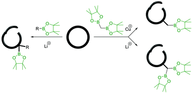 Organoboron synthesis via ring opening coupling reactions - Organic ...