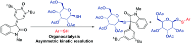 Asymmetric kinetic resolution of sulfides for the construction of ...