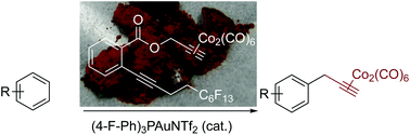 Gold(i)-catalyzed Nicholas reaction with aromatic molecules utilizing a ...
