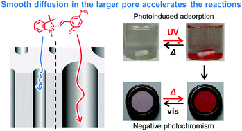 Acceleration of photochromism and negative photochromism by the ...