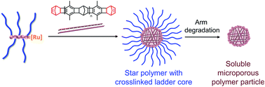 Arm-degradable star polymers with crosslinked ladder-motif cores as a ...