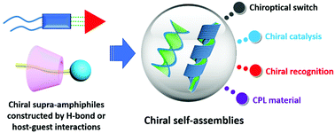 Self-assembly of chiral supra-amphiphiles - Materials Chemistry ...