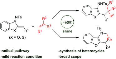 Reductive coupling of alkenes with unsaturated imines via a radical ...