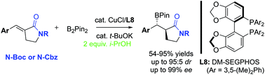 Copper(i)/DM-SEGPHOS-catalyzed enantio- and diastereoselective ...