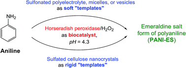 Effect of template type on the preparation of the emeraldine salt form ...
