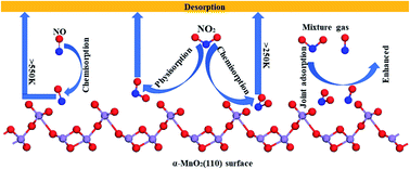 Theoretical study on NOx adsorption properties over the α-MnO2(110 ...