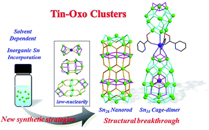 Assembly of high-nuclearity Sn26, Sn34-oxo clusters: solvent strategies ...