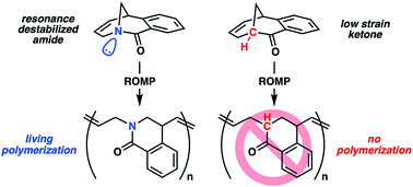 Resonance promoted ring-opening metathesis polymerization of twisted ...